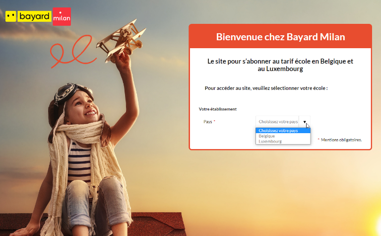 Boutique e-commerce Bayard, abonnements magazine